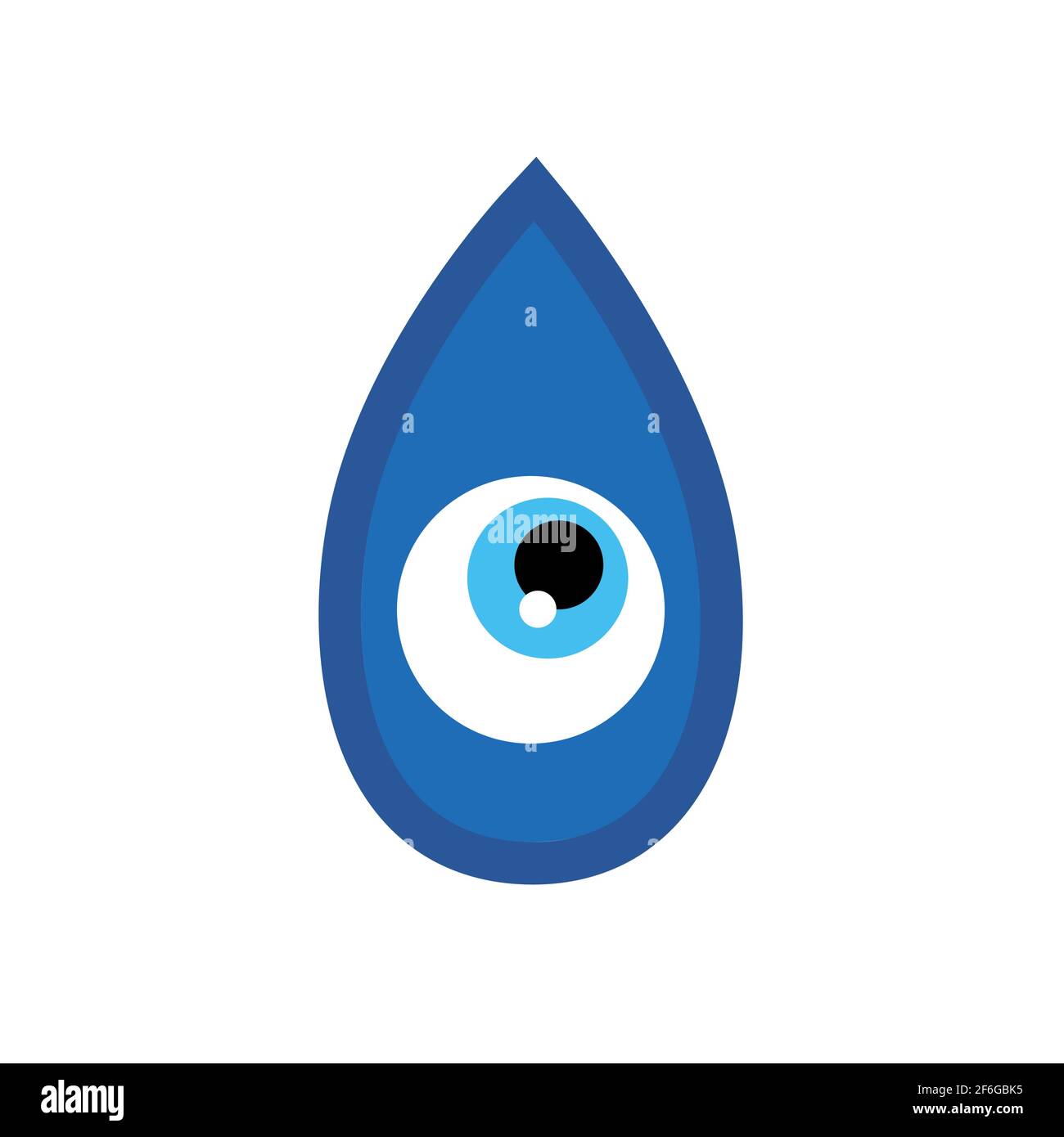 Amulet evil eye isolated. Talisman to protect against evil eye. Greek ...