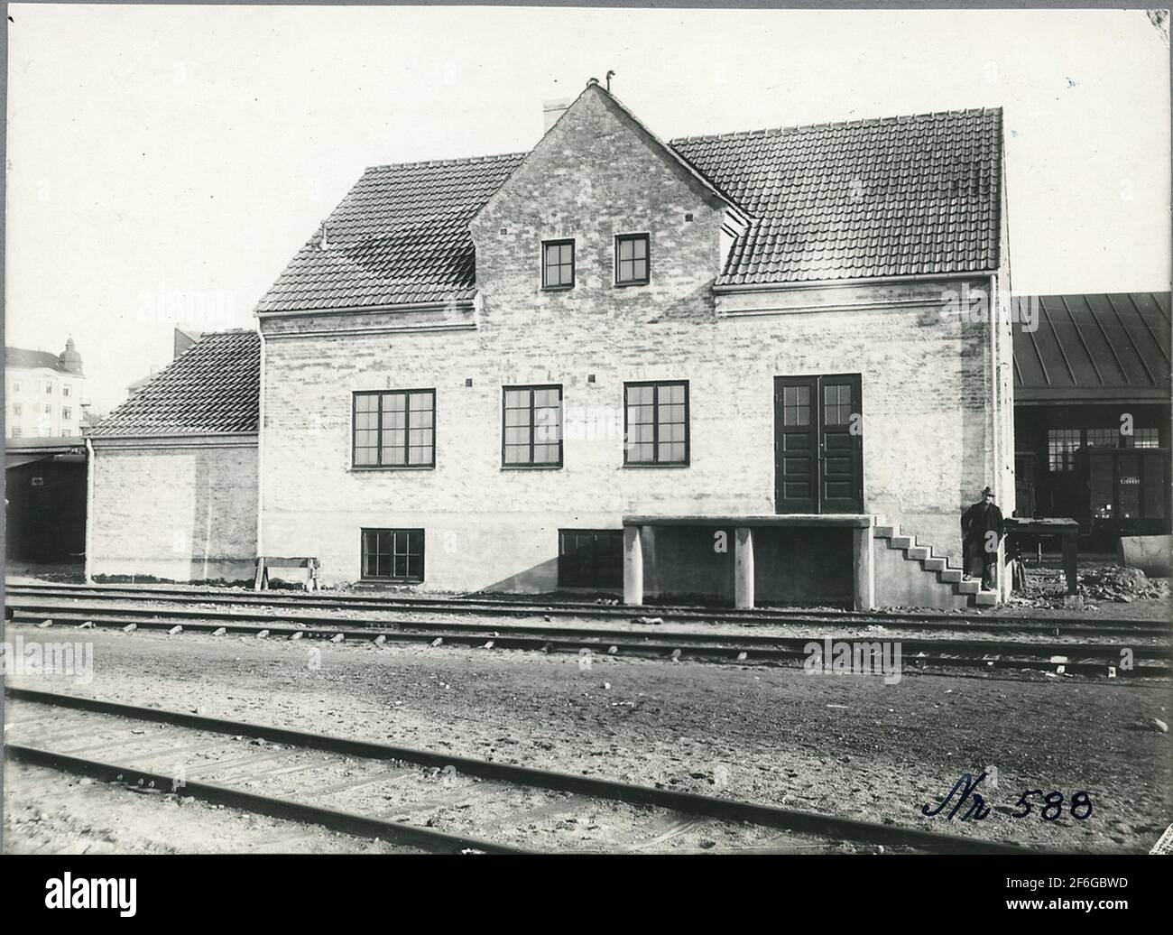 Staff house in Helsingborg Stock Photo - Alamy