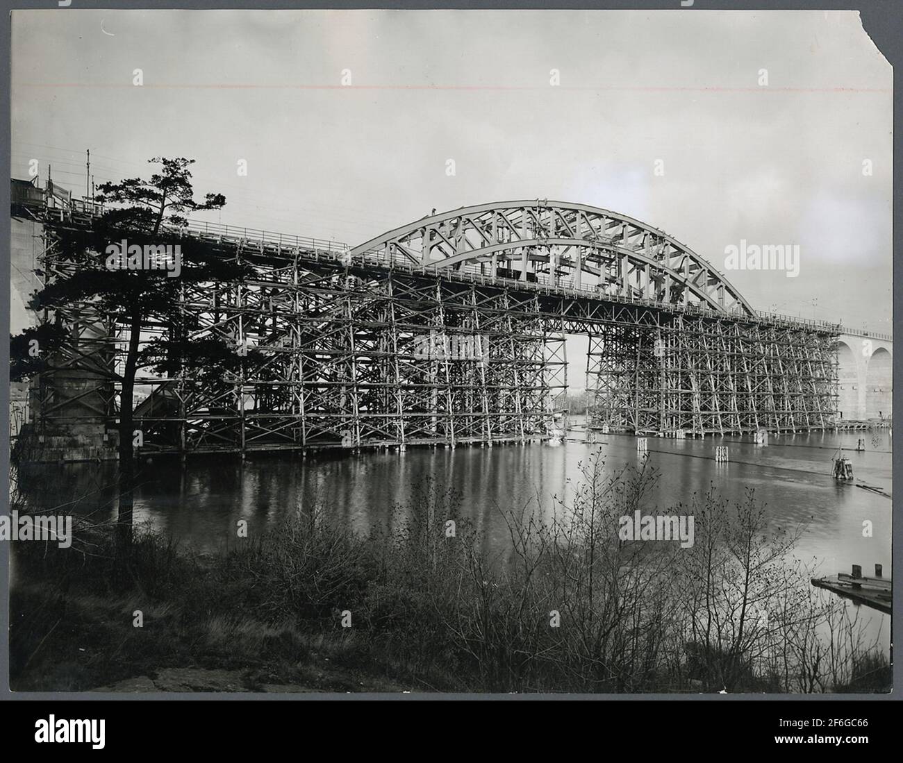 The Årstabron under building Stock Photo - Alamy