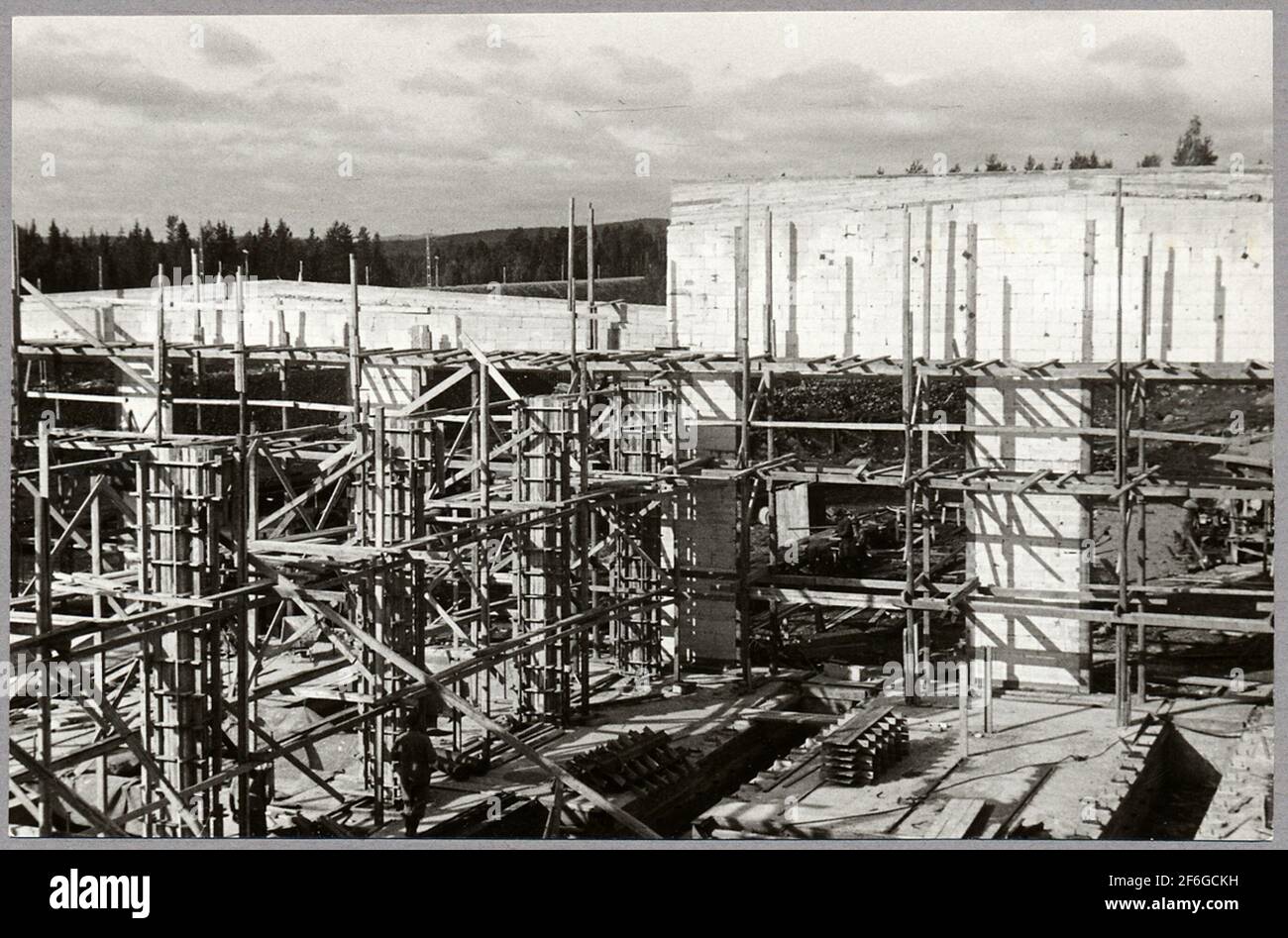 The operating workshop under construction Stock Photo - Alamy