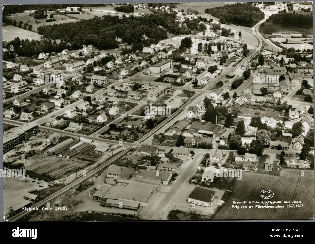 View of Broby Stock Photo - Alamy