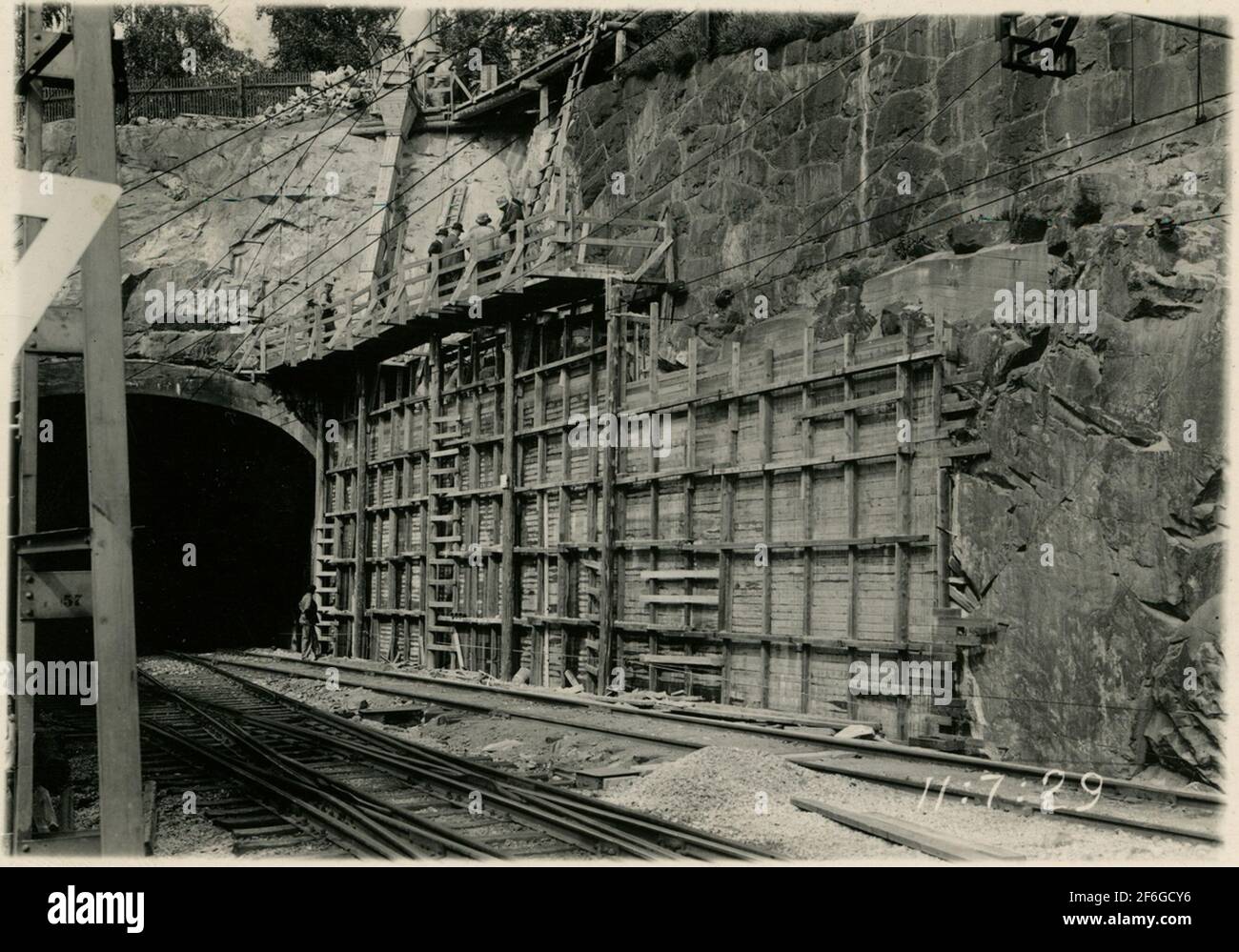 Tunnel building in Hagalund Stock Photo - Alamy