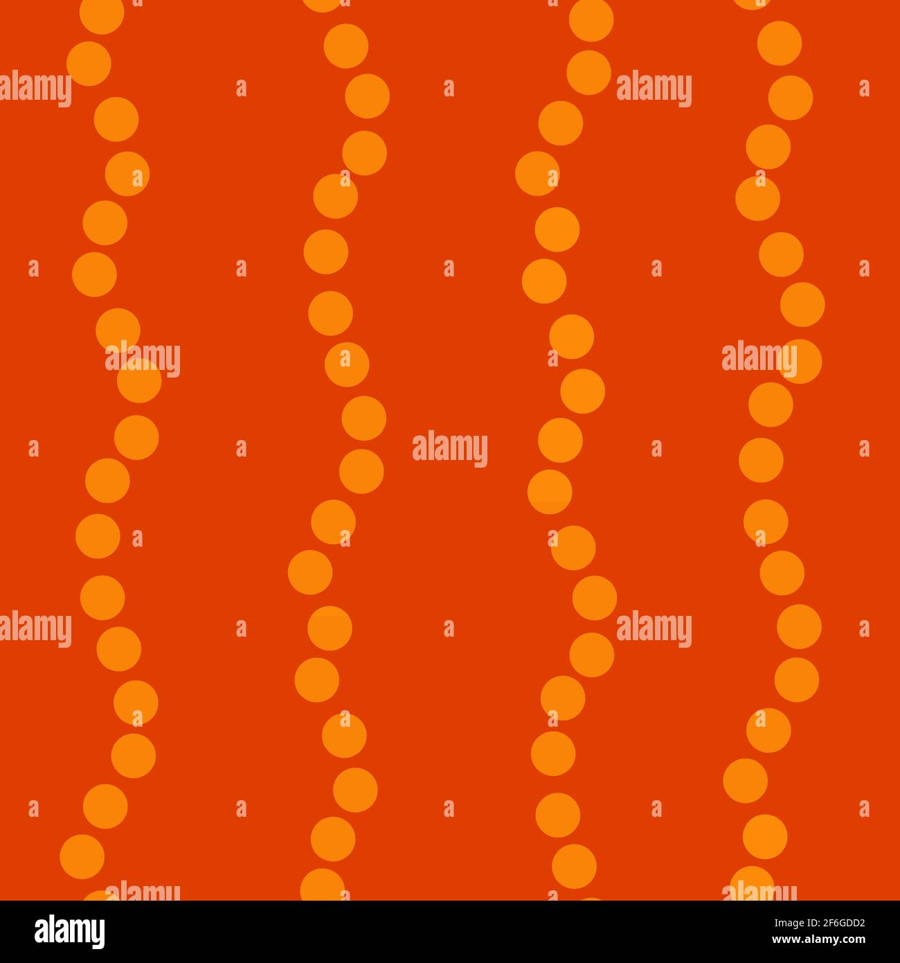Orange hues Wavy Uneven Vertical Dots Stripes On orange background ...