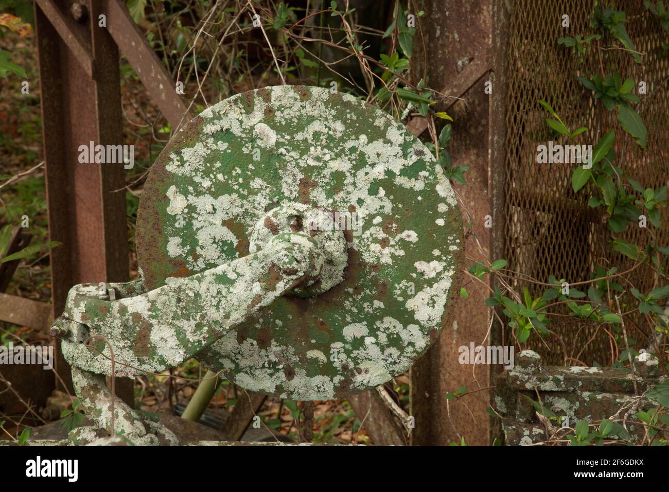 Old Farm equipment stored and rusty Stock Photo - Alamy