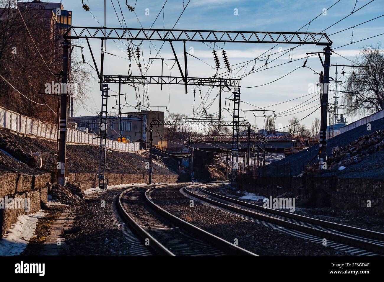 Selective focus old railway sleepers hi-res stock photography and ...