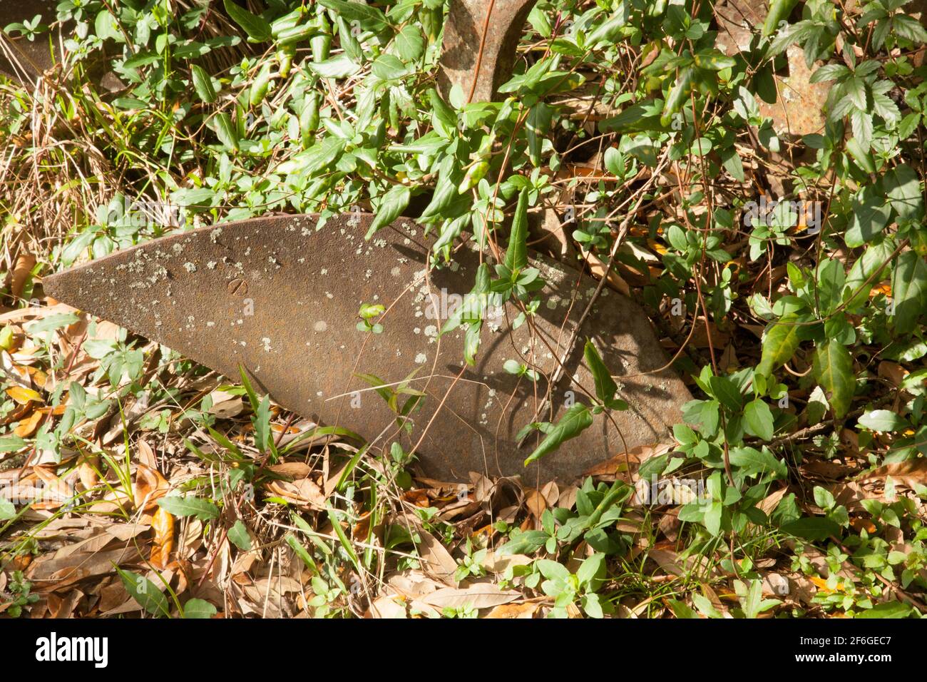 Old rusty farming equipment Stock Photo - Alamy