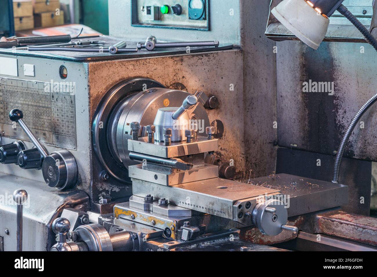 Machine part inside of the plant Stock Photo - Alamy
