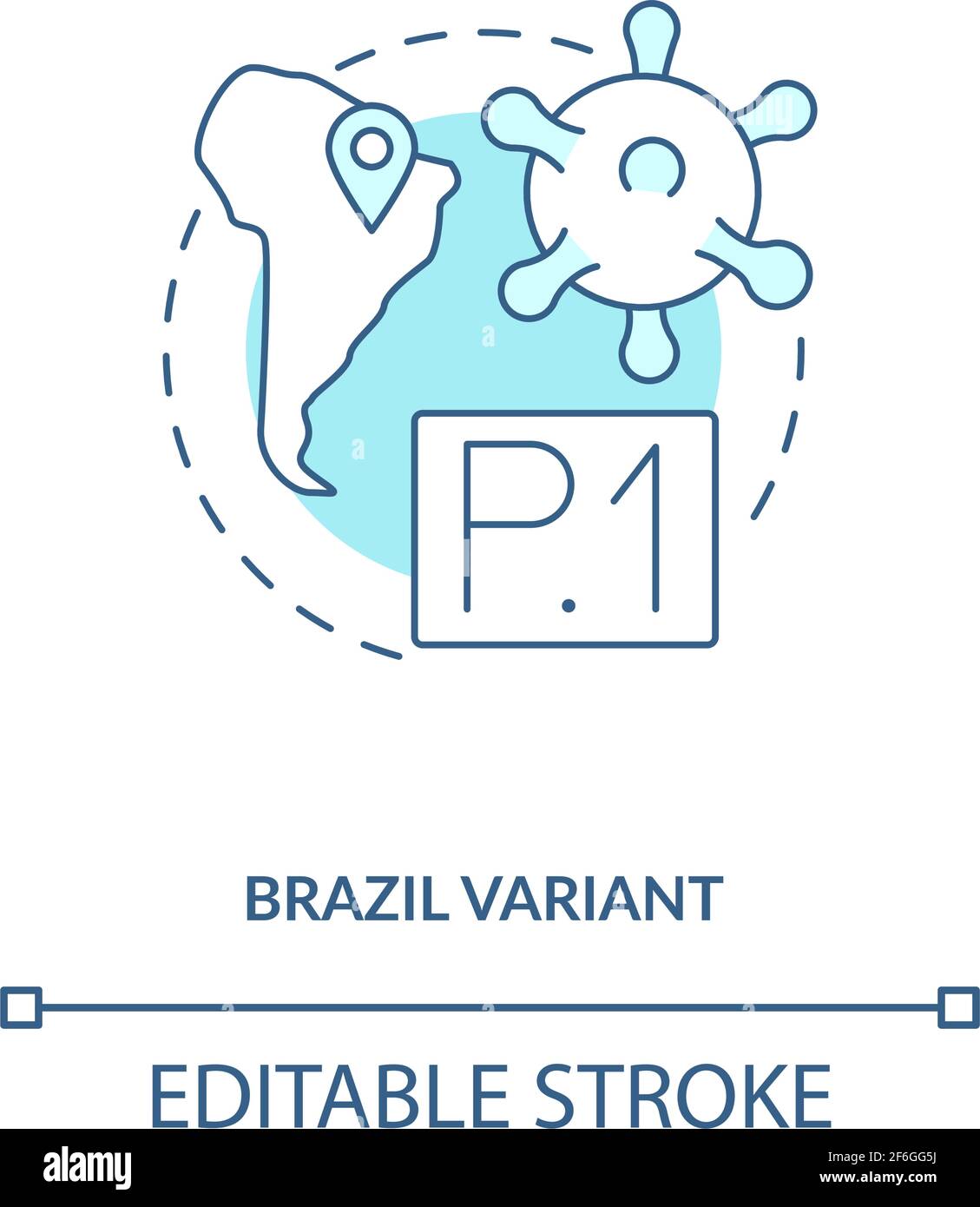 Brazil variant concept icon Stock Vector Image & Art - Alamy