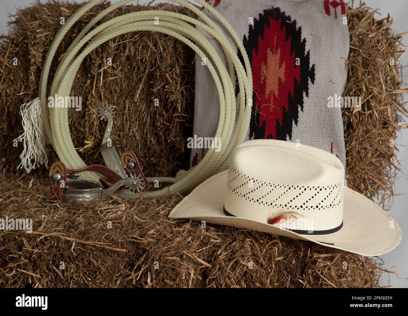 Cowboy Still Life Stock Photo - Alamy