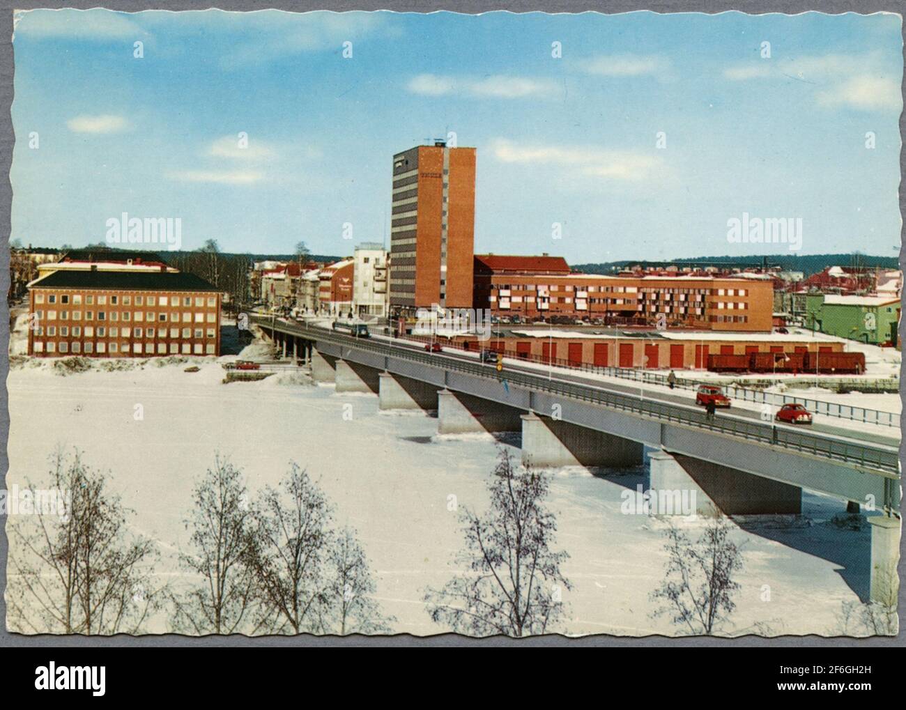 Tegsbron over the Ume river Stock Photo - Alamy
