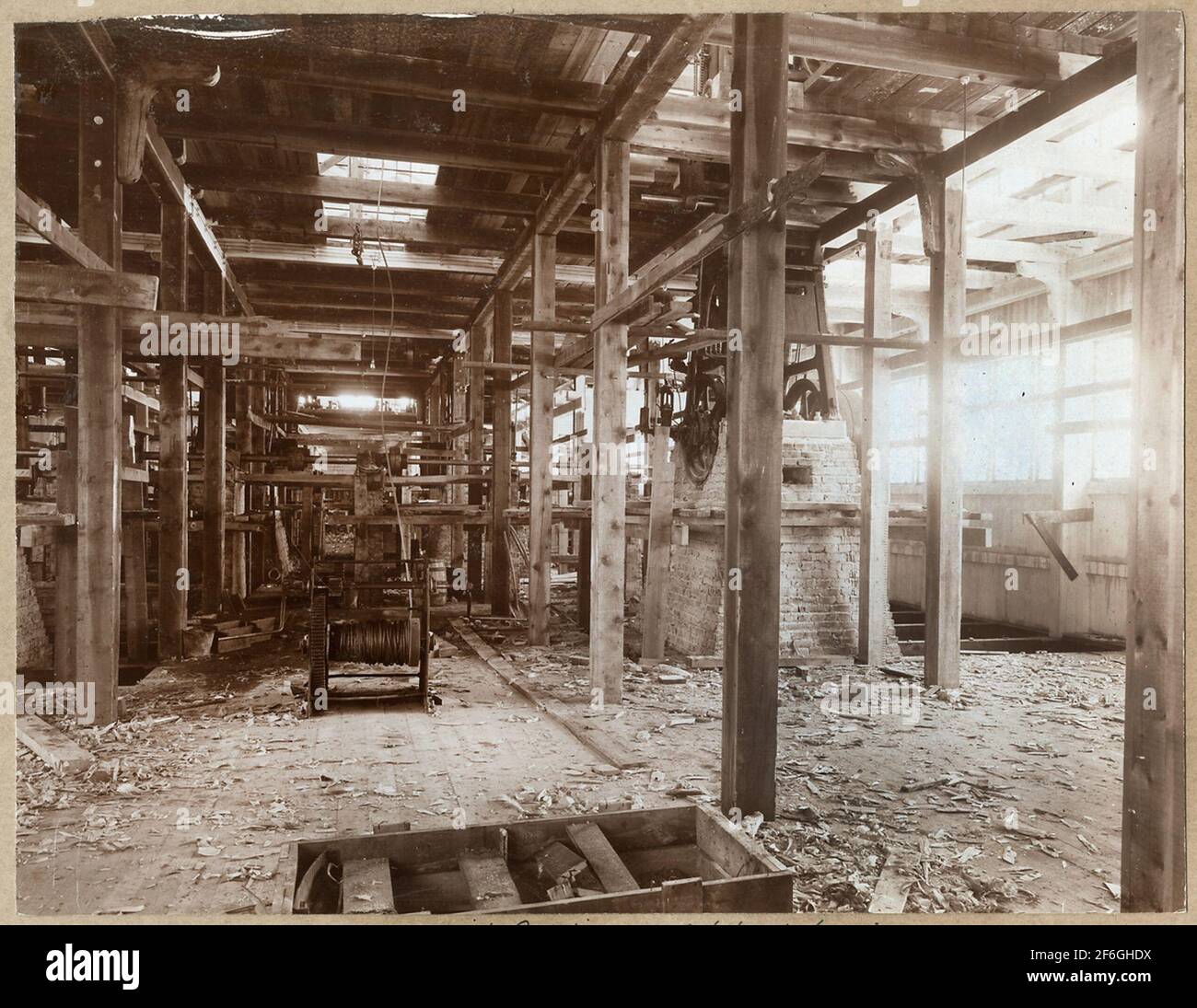 The state railway's grinding factory in Piteå Stock Photo - Alamy