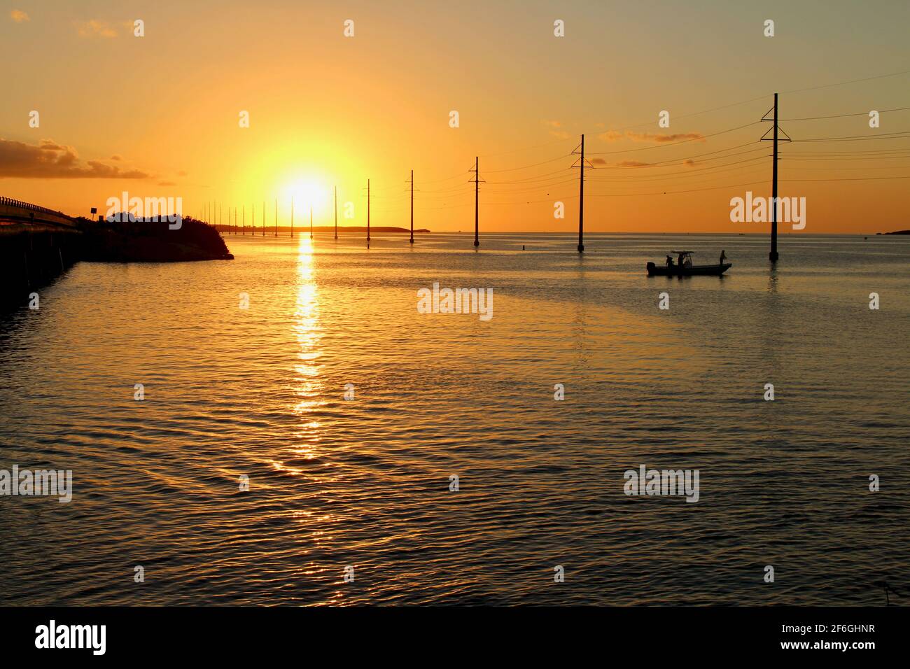 Florida Keys Sunset Stock Photo - Alamy