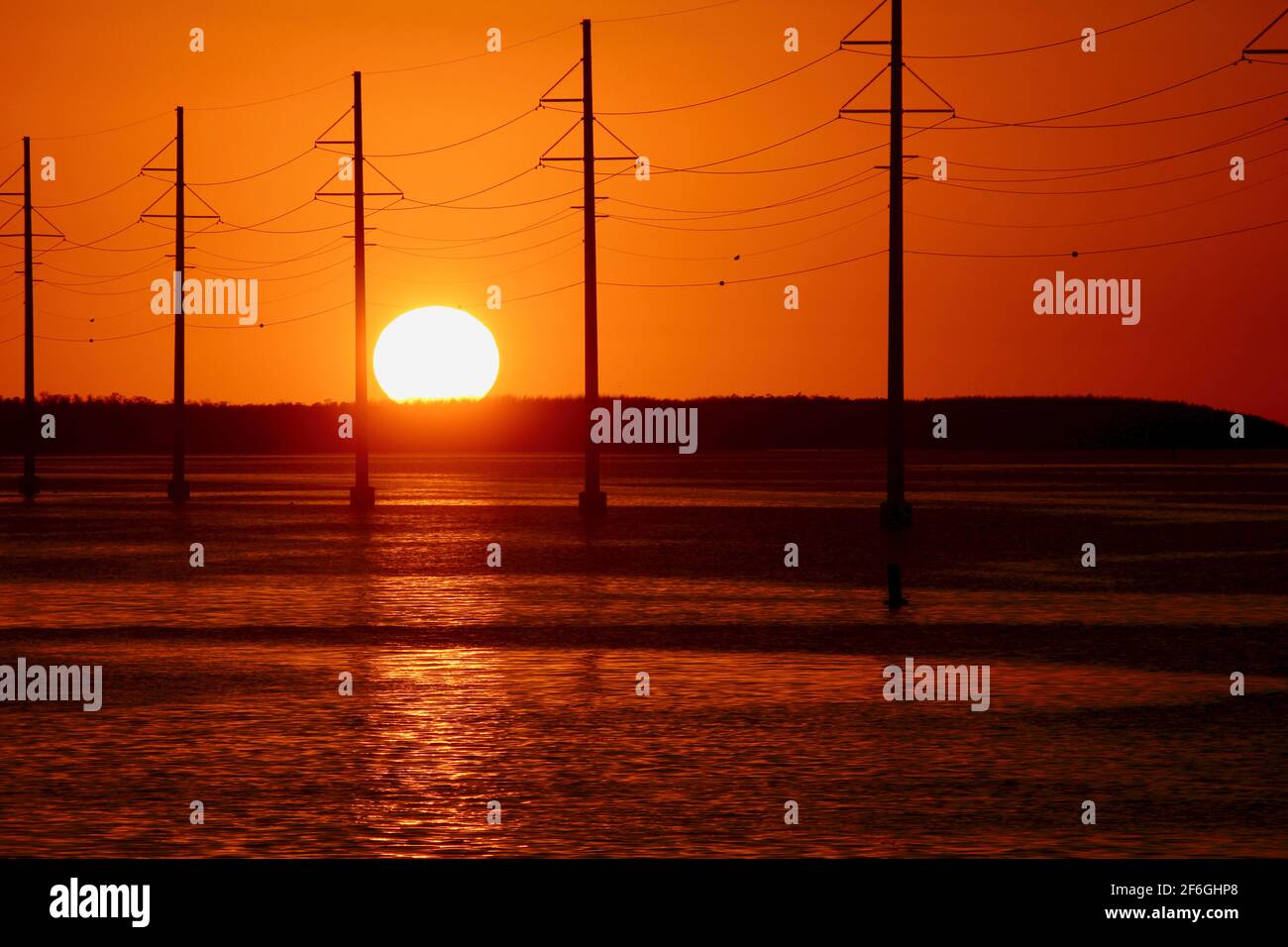 Florida Keys Sunset Stock Photo - Alamy