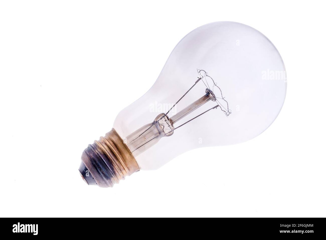 An old glass bulb with a traditional earpiece. Accessories for lighting ...