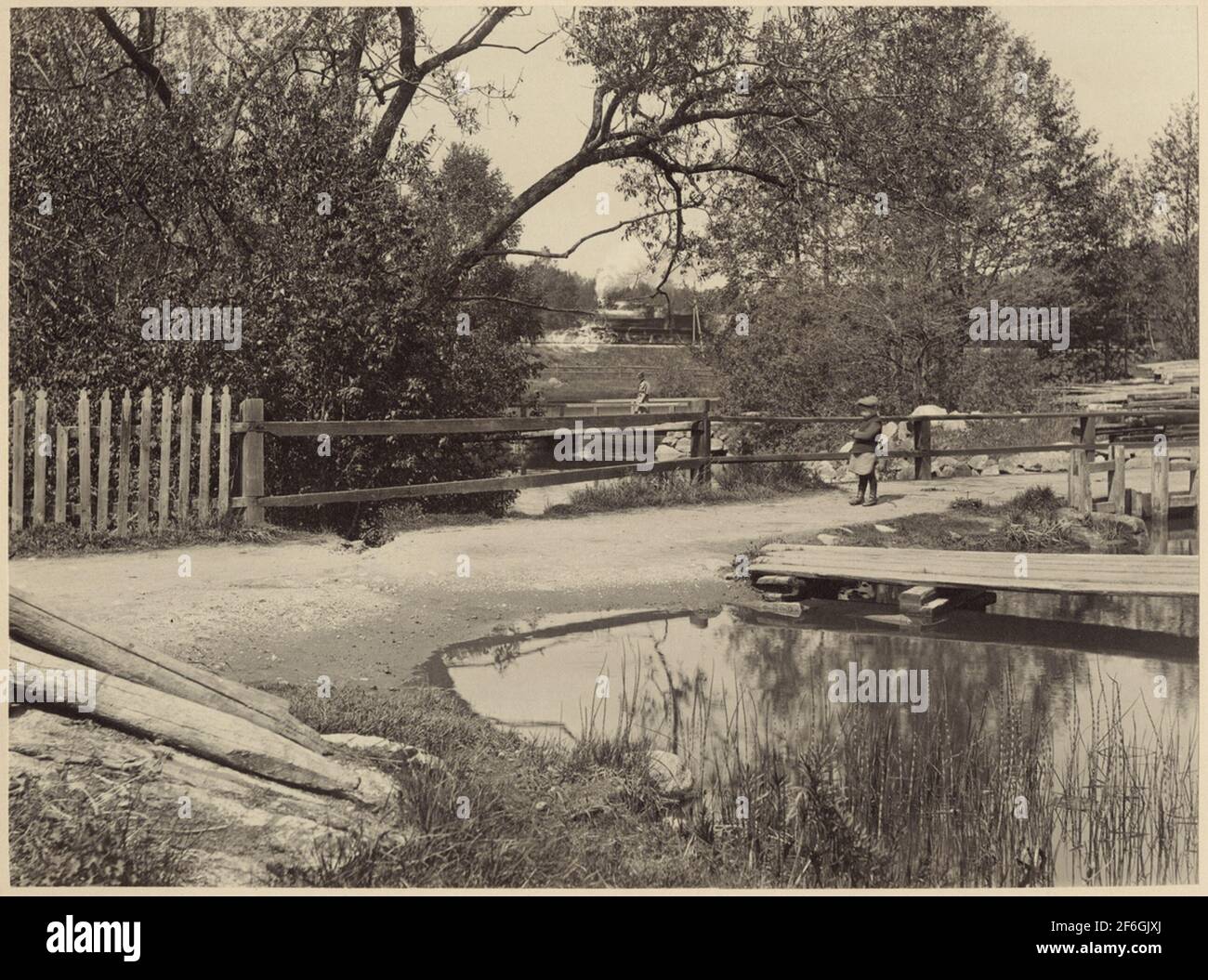 Oxelösund - Flen - Västmanland railways, OFWJ bridge over watercourses ...