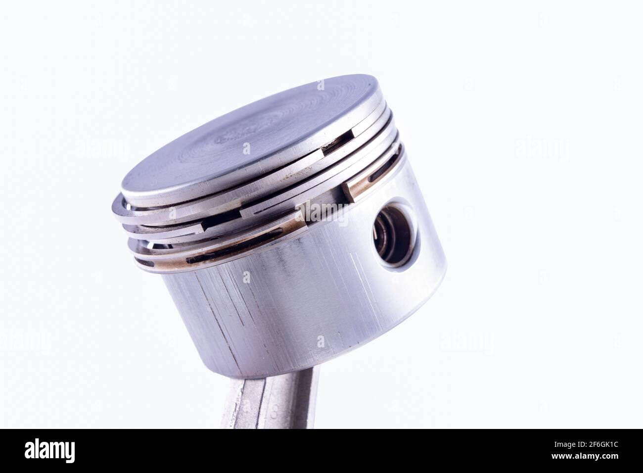 Piston of a small internal combustion engine. Spare parts for repair in ...