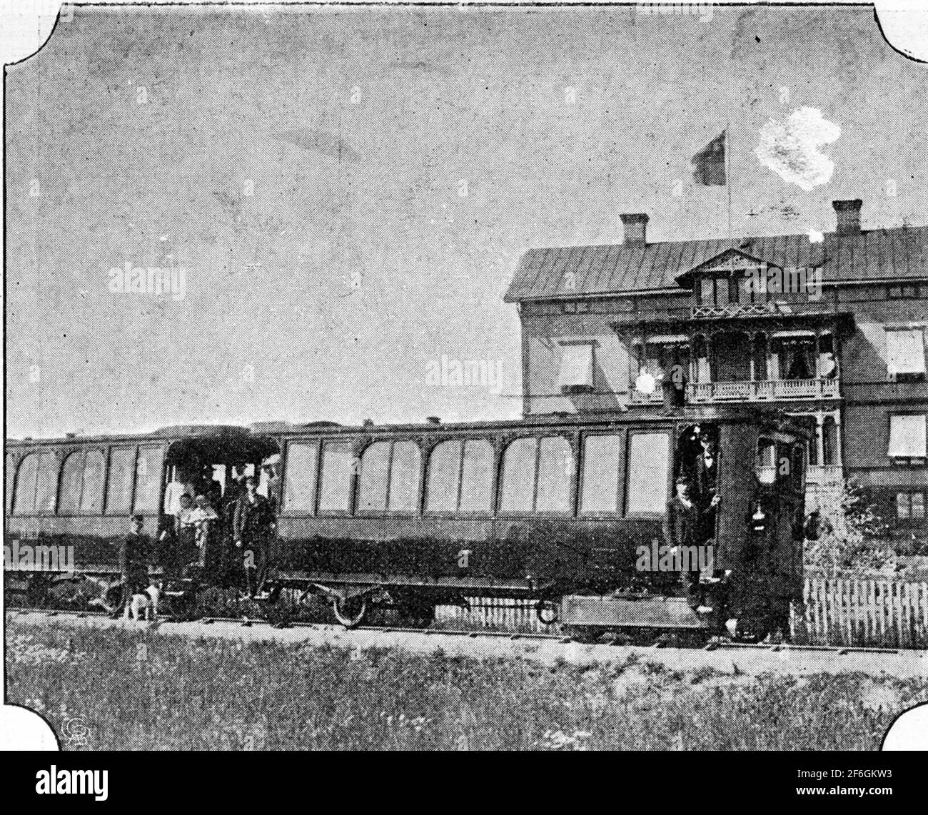 DHDJ Steam car trains Stock Photo - Alamy