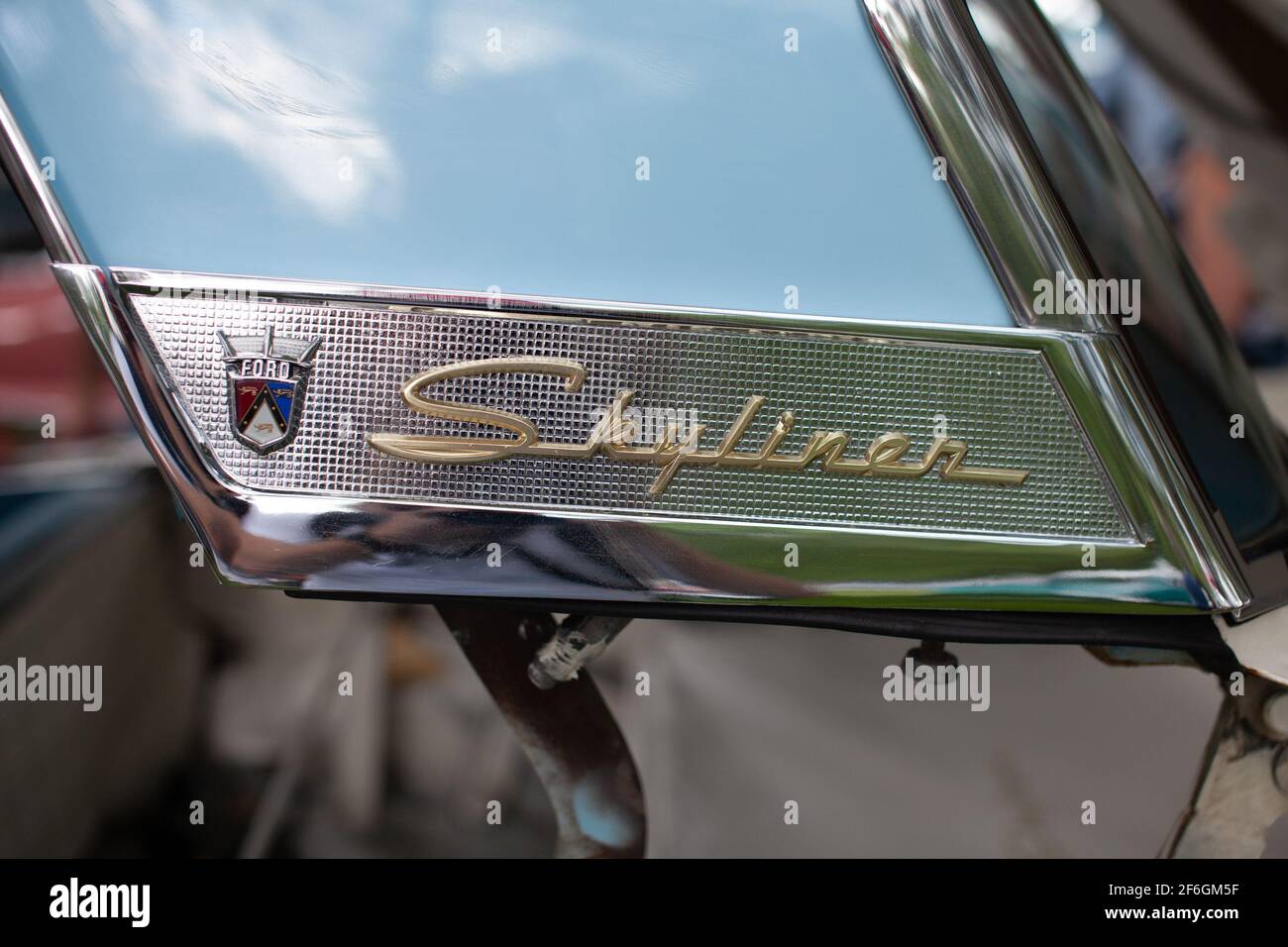 Ford Skyliner emblem Stock Photo - Alamy