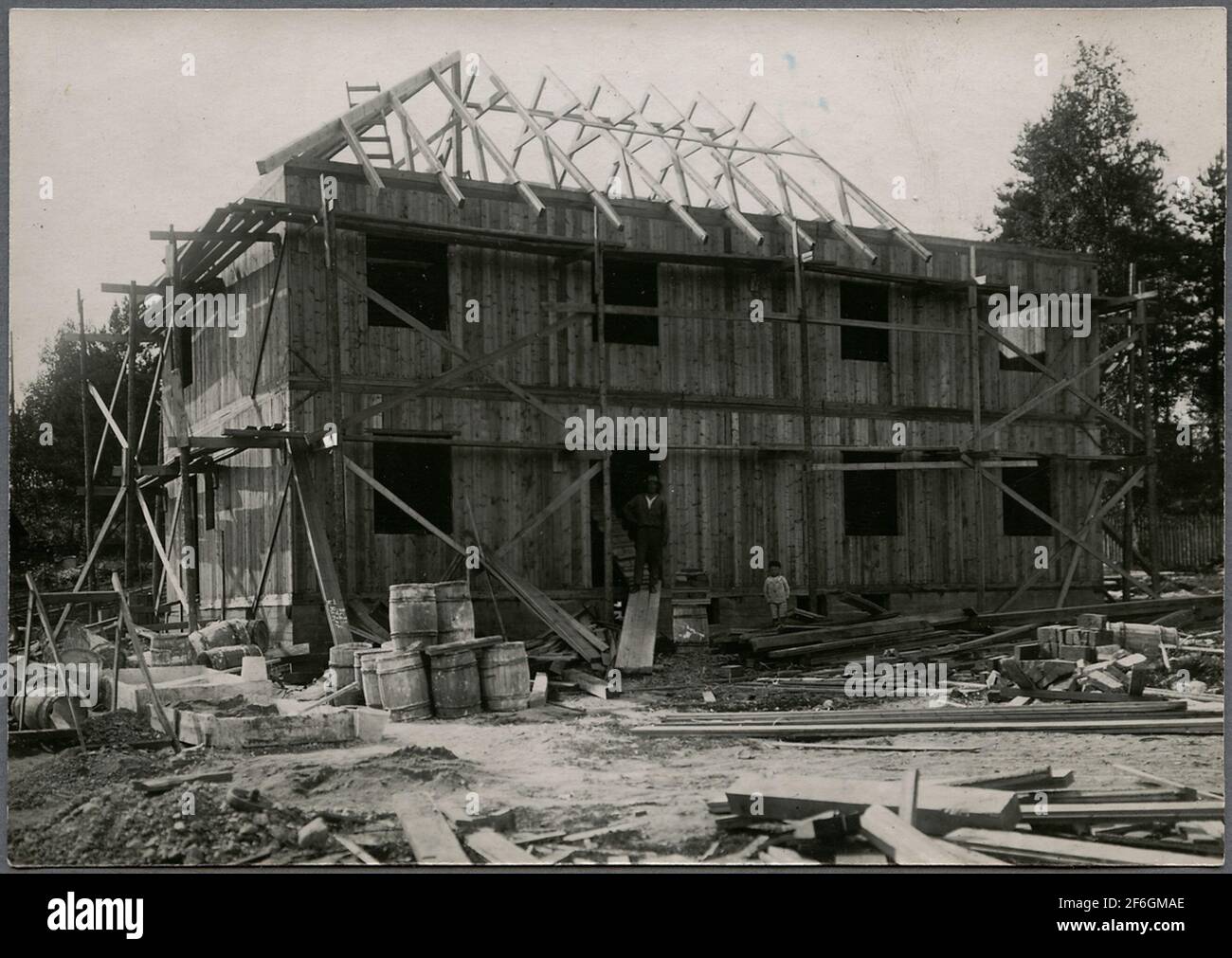 Residential building in Angle Stock Photo - Alamy