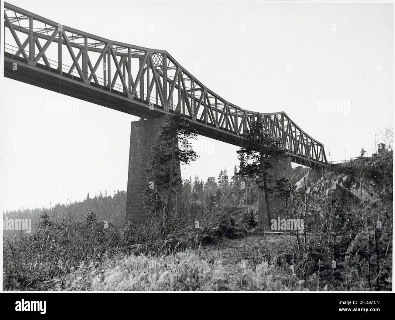 The bridge over large lule river along the inland path Stock Photo - Alamy