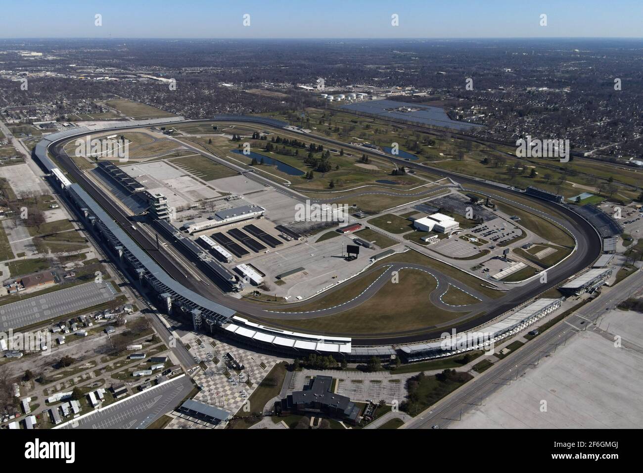 Indianapolis speedway overhead hi-res stock photography and images - Alamy