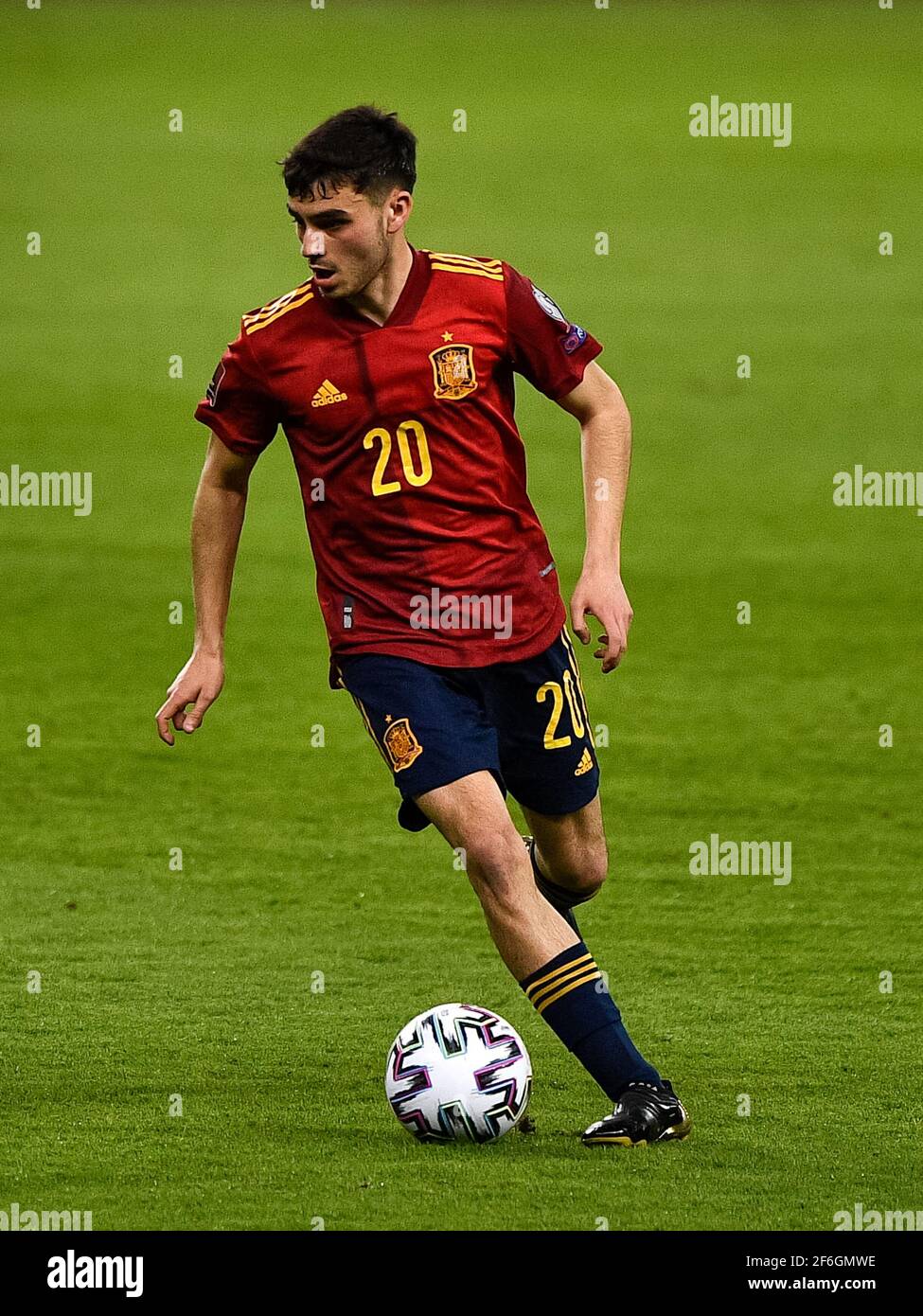 SEVILLE, SPAIN - MARCH 31: Pedri of Spain during the FIFA World Cup ...
