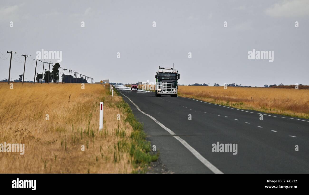 Road signs back of the truck hi-res stock photography and images - Alamy