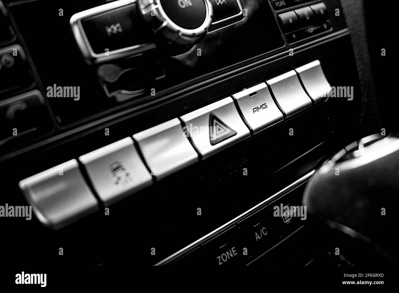 A AMG Mode Activation Button Inside the 2012 Mercedes Benz C63 AMG ...