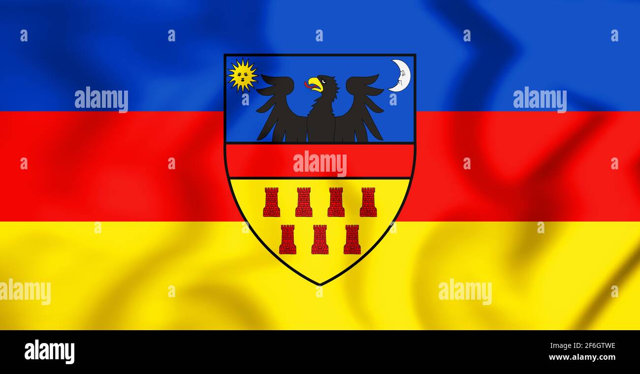 3D Flag of Transylvania. 3D Illustration Stock Photo - Alamy