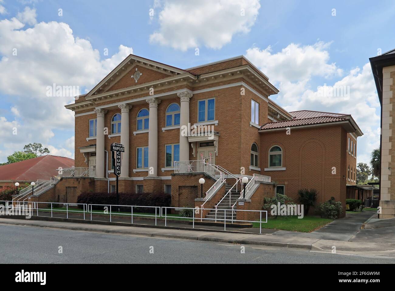 First Baptist Church in historic downtown Lake City, Florida Stock ...