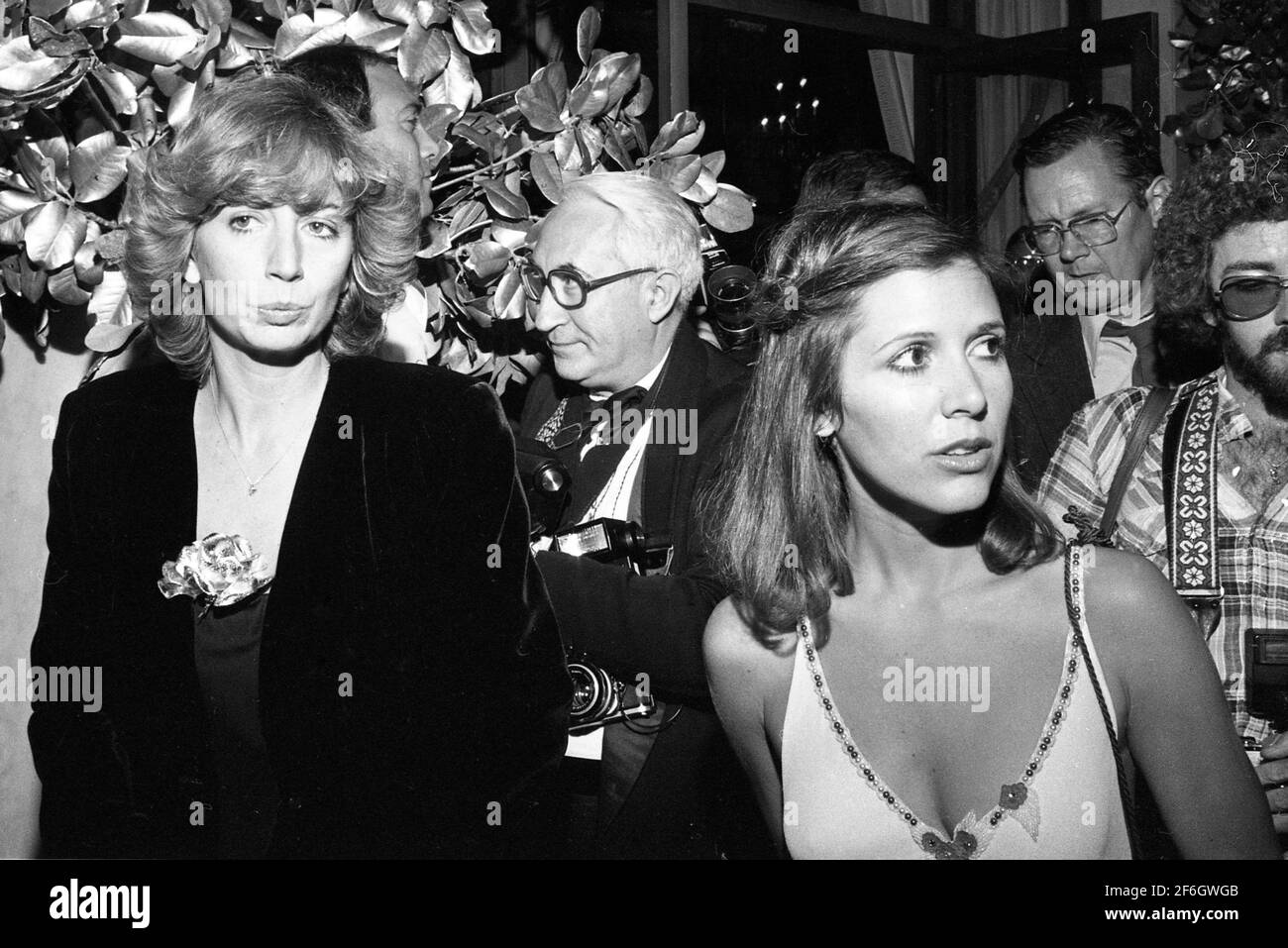 Penny Marshall and Carrie Fisher October 13, 1980. Credit: Ralph ...