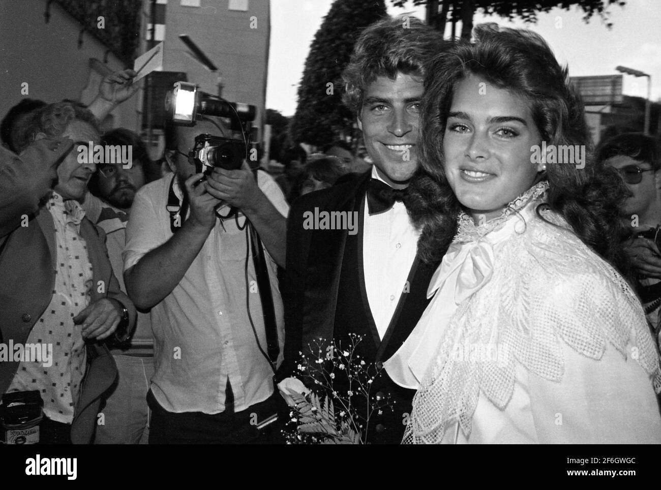 Ted McGinley and Brooke Shields December 20, 1979. Credit: Ralph ...