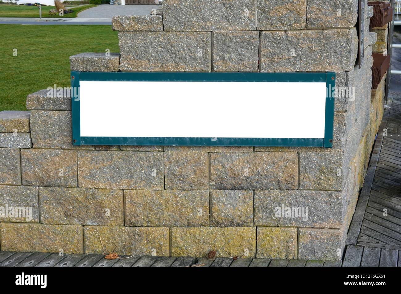 Blank street name post hi-res stock photography and images - Alamy