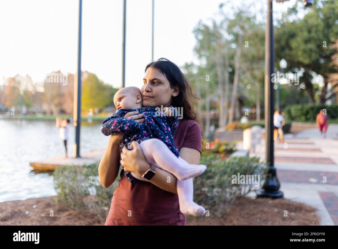 Beautiful young woman little daughter hi-res stock photography and ...