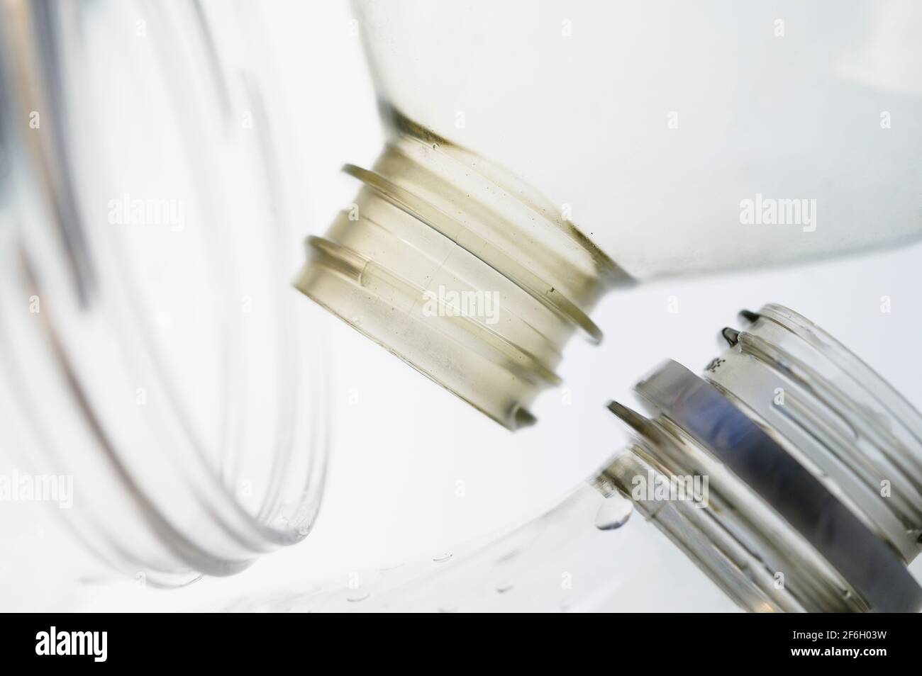 Close up shot plastic bottles hi-res stock photography and images - Alamy