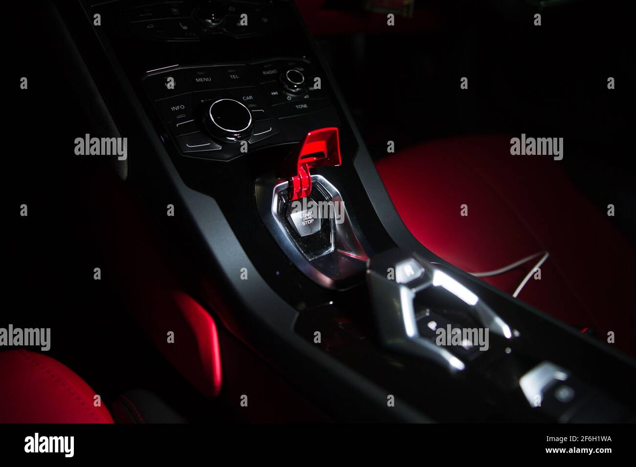 Aventador Interior Start Button