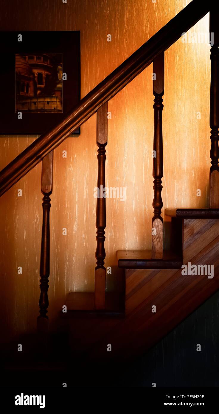 Stairs side view interior apartment hi-res stock photography and images ...