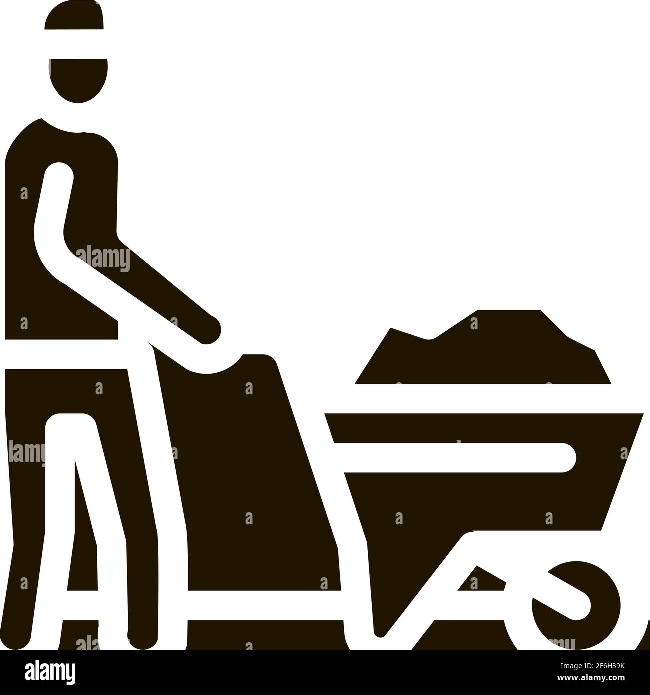 Dumptruck worker Cut Out Stock Images & Pictures - Alamy
