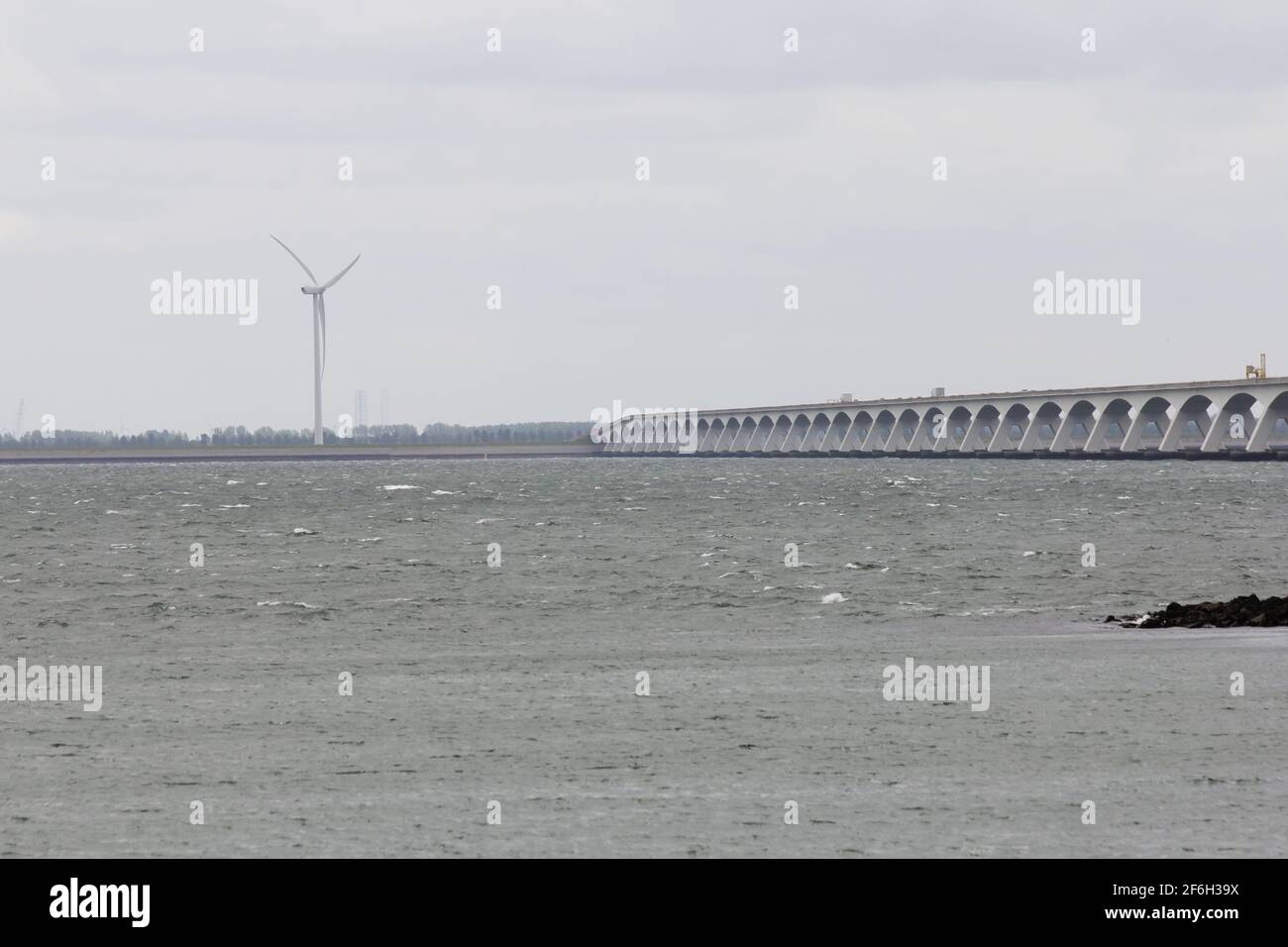The Zeeland Bridge is the longest bridge in the Netherlands Stock Photo ...