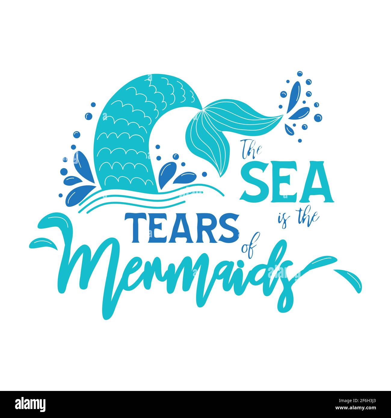 Mermaids tears Stock Vector Images - Alamy