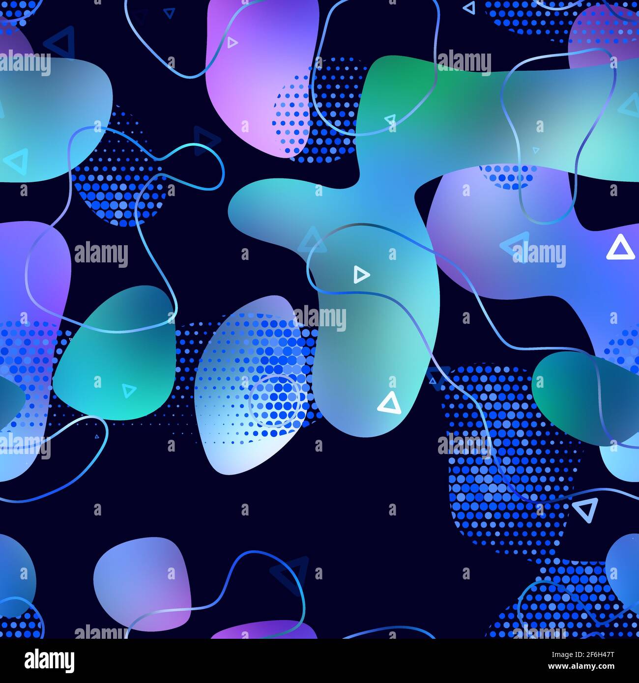 Seamless vibrant lava lamp liquid pattern design for print Stock Photo ...