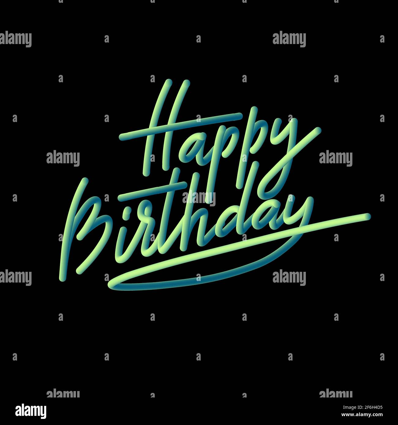 Happy Birthday Greeting Card Stock Vector Image And Art Alamy