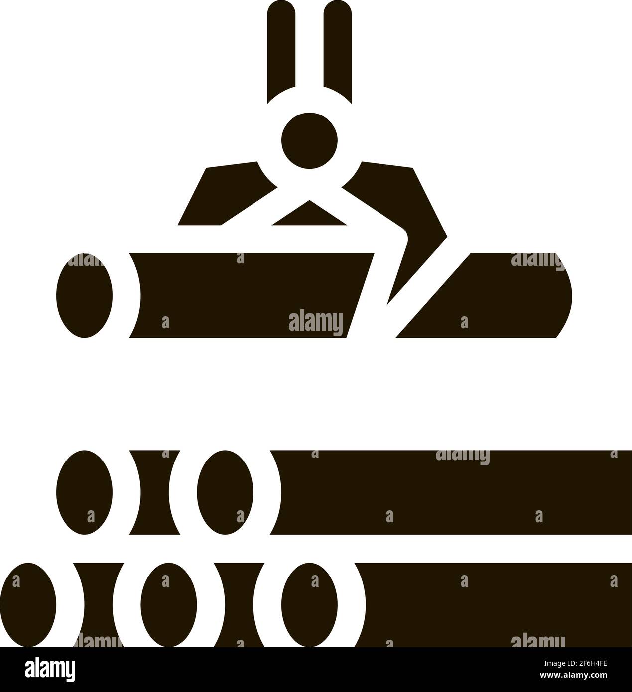 Wood cutting vehicle Stock Vector Images - Alamy