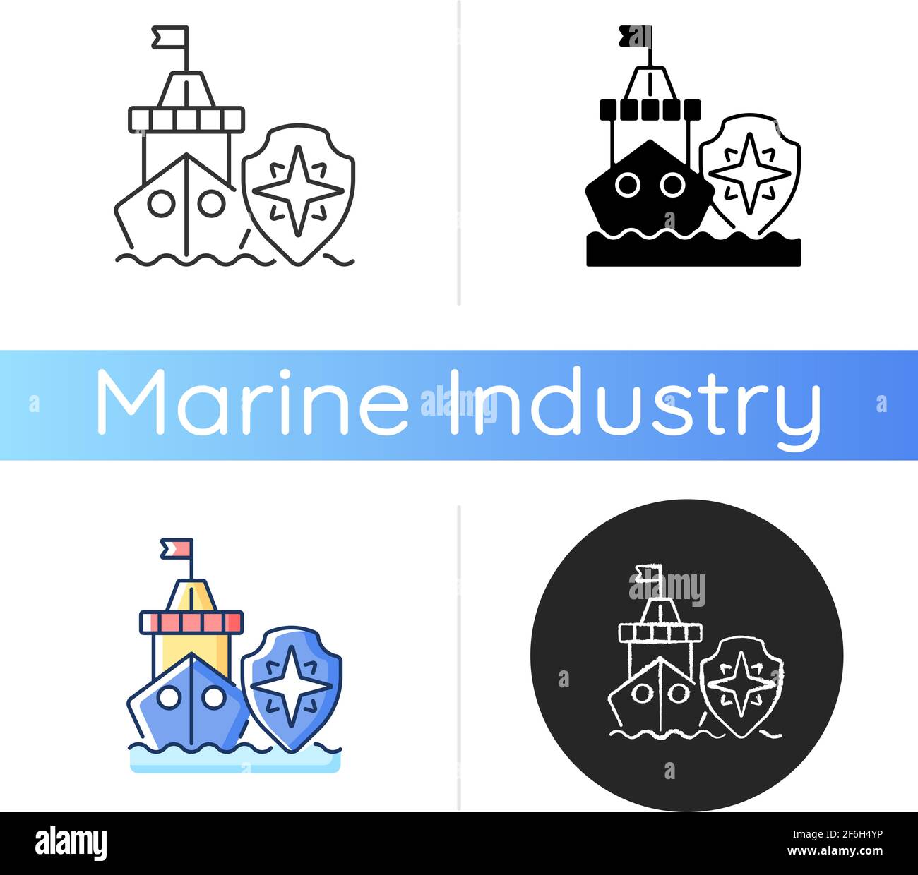 Maritime security icon Stock Vector Image & Art - Alamy