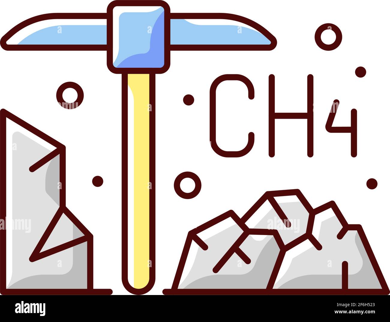 Coal mining RGB color icon Stock Vector Image & Art - Alamy