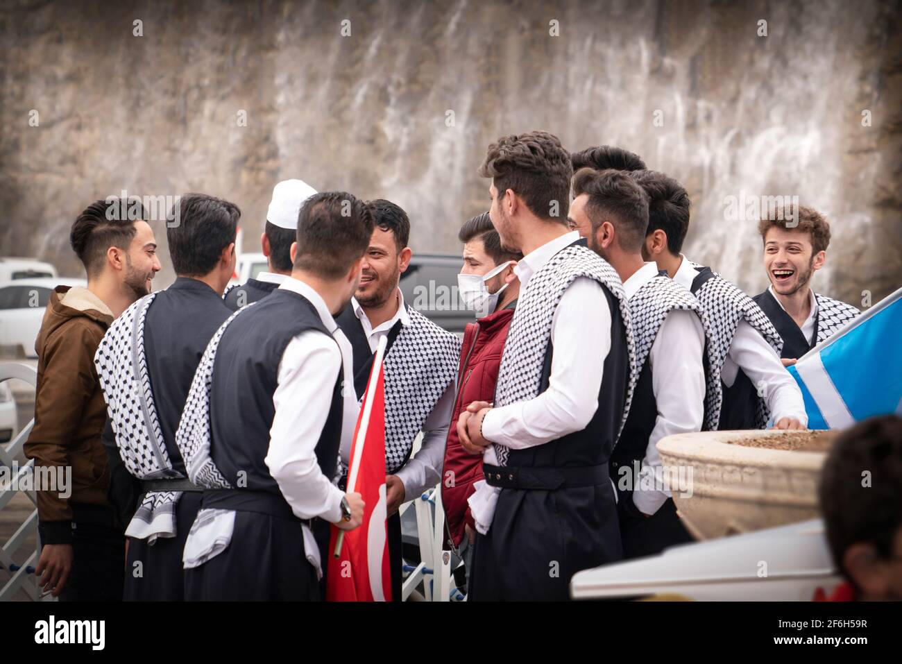 Ankara, Turkey - March 21 2021: Iraqi Turkmen folk dance team just ...