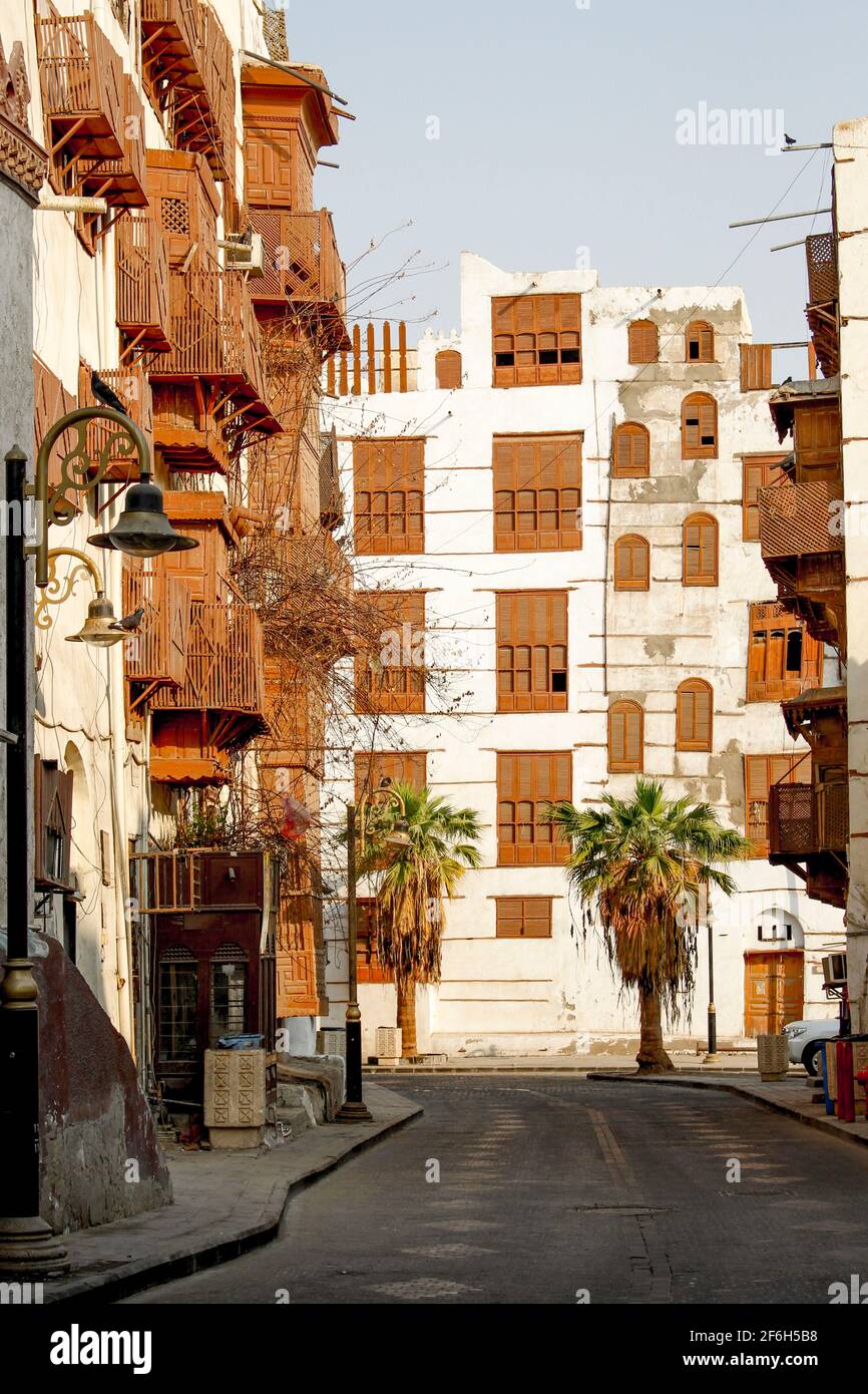 unesco world historical city in jeddah Stock Photo - Alamy