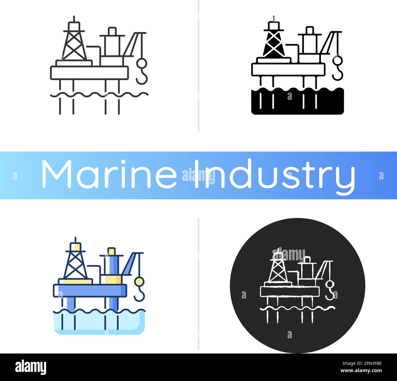 Offshore oil platform icon Stock Vector Image & Art - Alamy