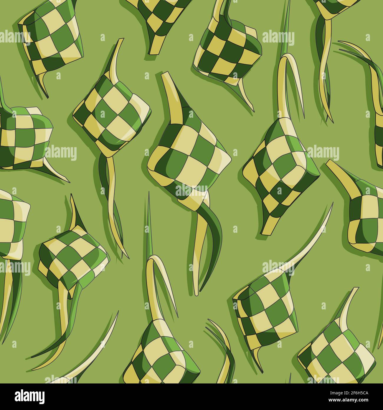Ketupat vector vectors hi-res stock photography and images - Alamy