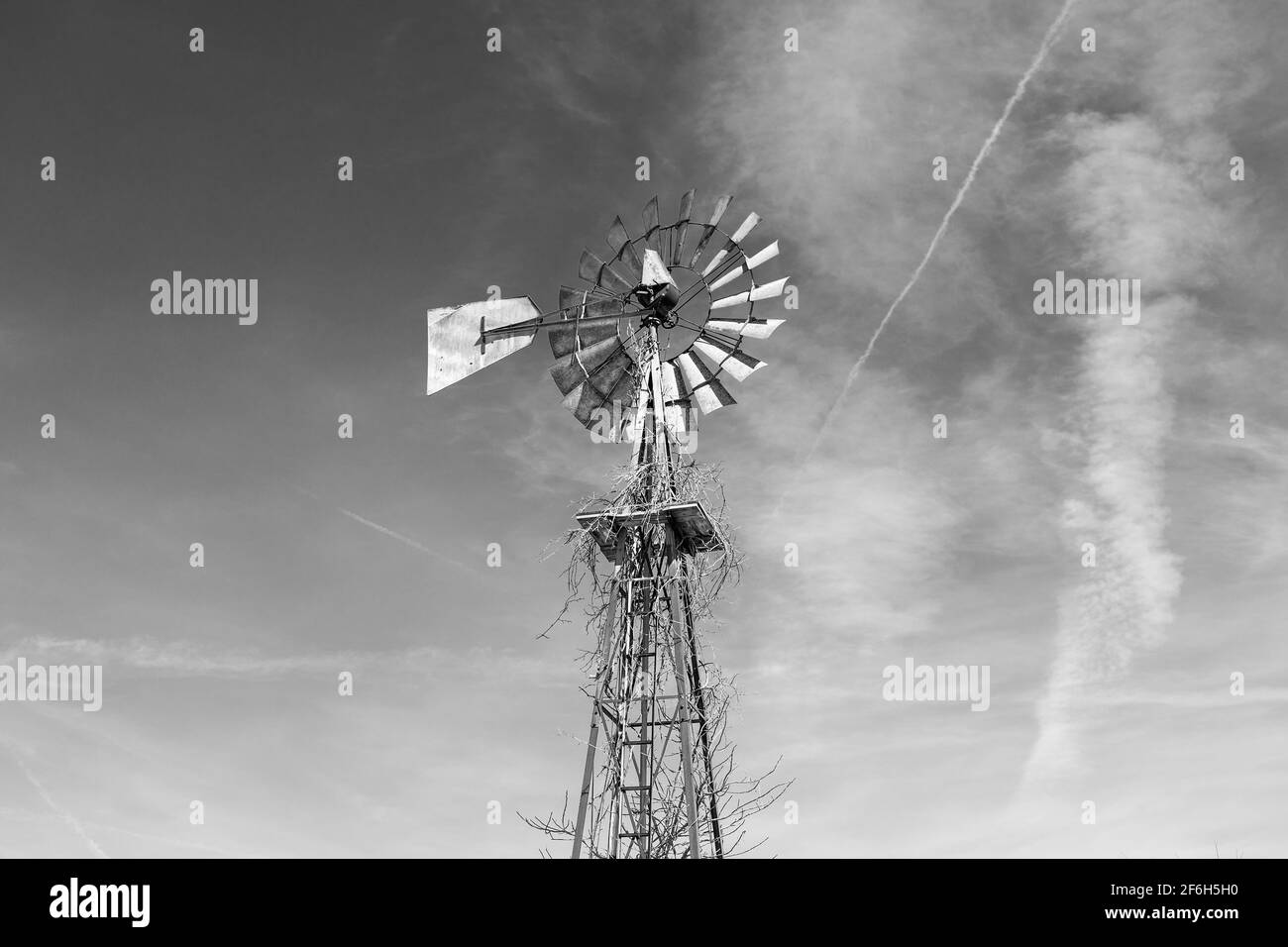 Aermotor pump Black and White Stock Photos & Images - Alamy